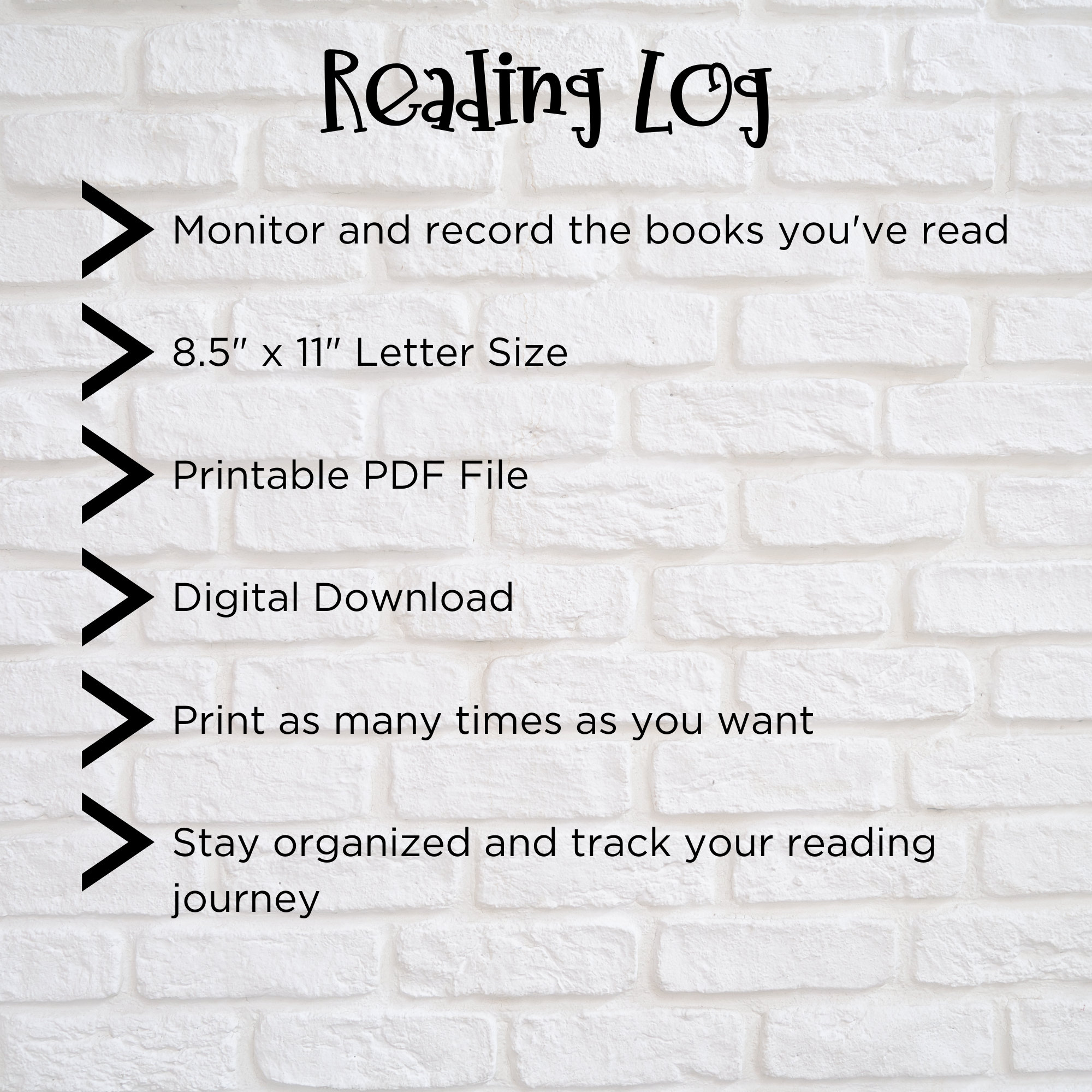 Reading Log Printable - Book Tracker - Reading Record for Bookworms ...