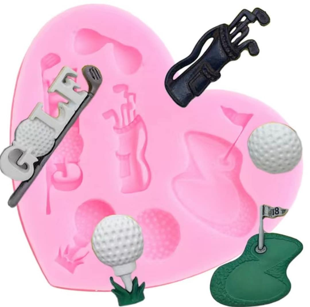 Assorted Golf Silicone Mold - Etsy