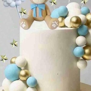 Teddy Bear Cake Topper - Etsy
