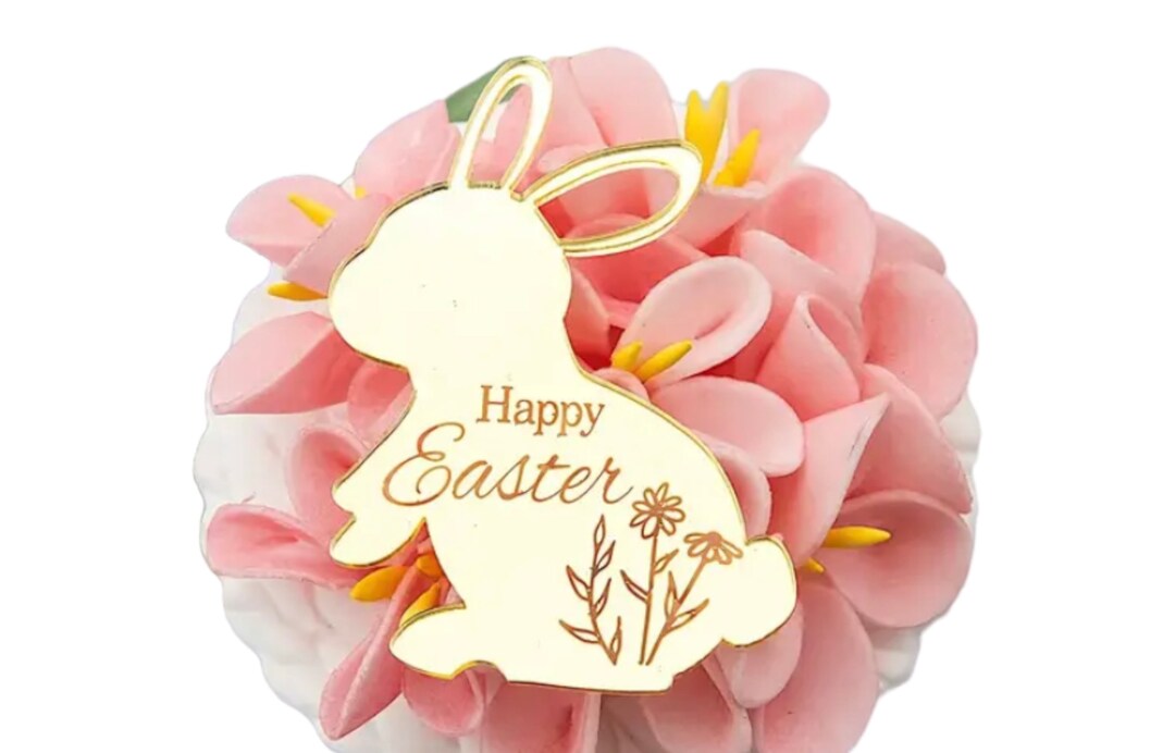 Acrylic Easter Cupcake Toppers - Etsy
