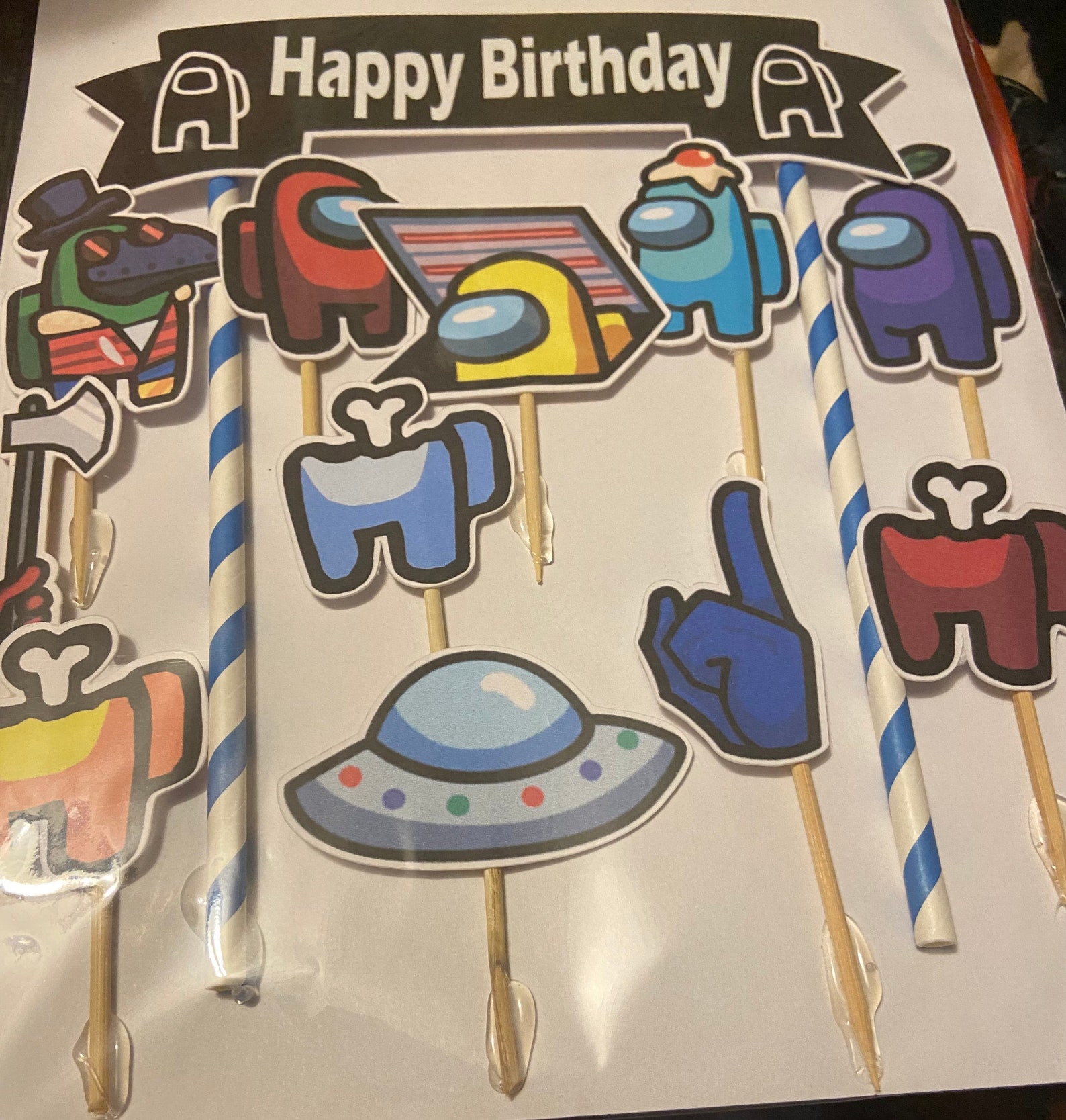 Among Us Cake Topper - Etsy