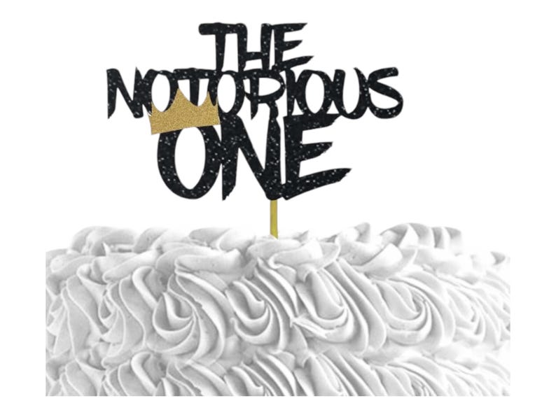 The Notorious 1 Cake Topper - Etsy