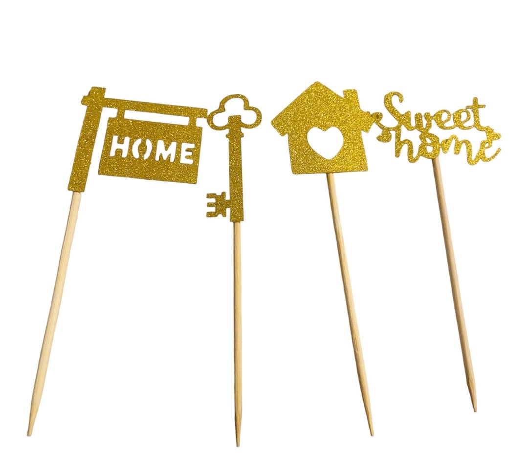 Sweet Home Cupcake Topper - Etsy