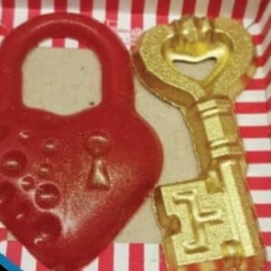 Lock & Key Chocolate Mold - Etsy