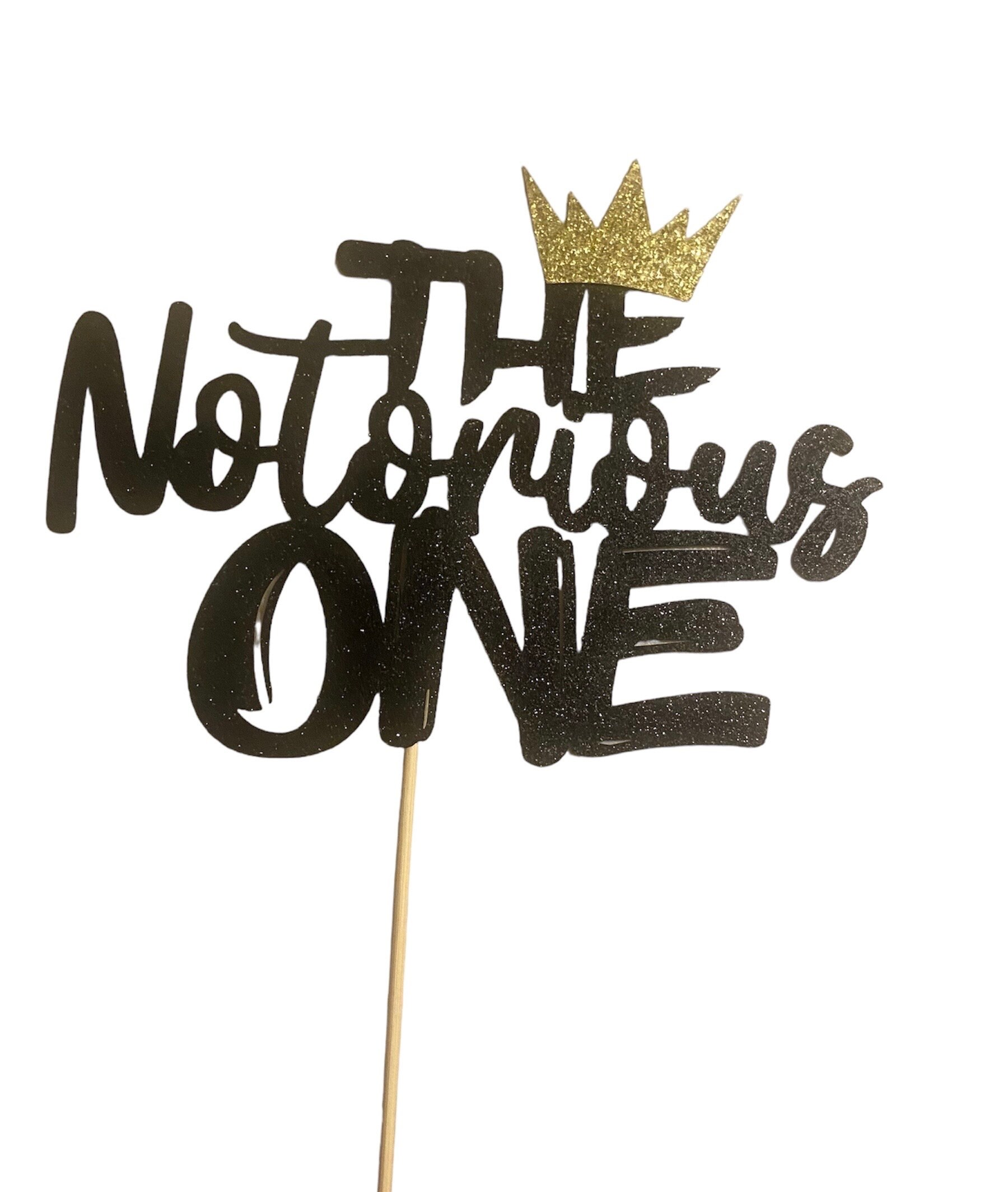 The Notorious 1 Cake Topper - Etsy