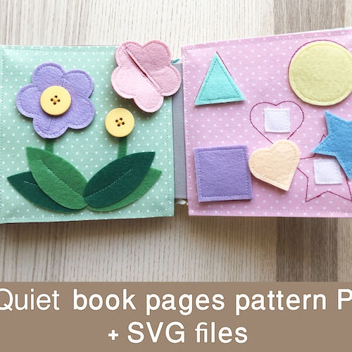 Quiet Book Printable PDF Pattern With Instructions instant - Etsy Australia