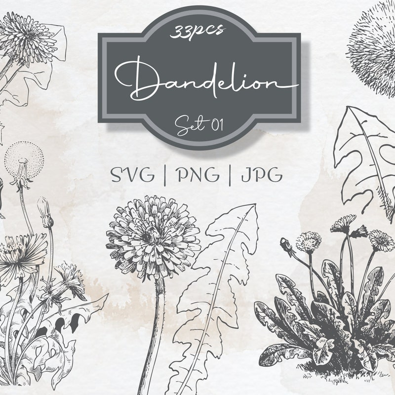 Dandelion Stamp - Etsy UK