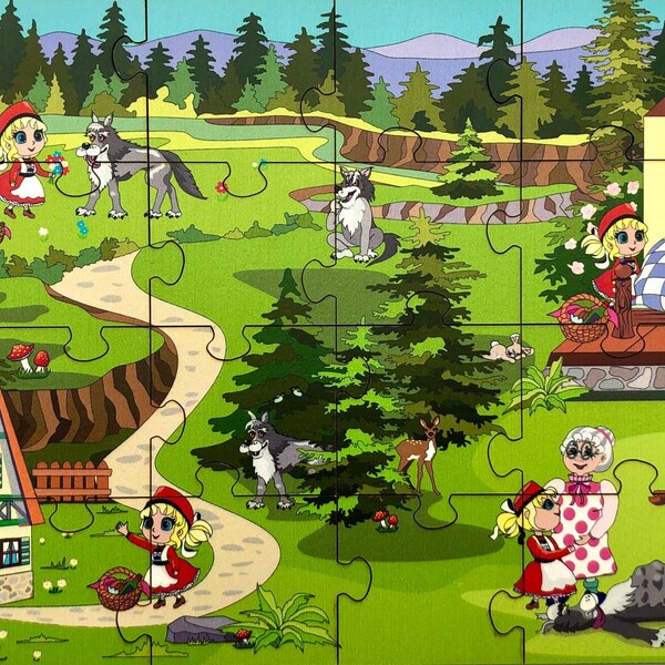 Fairy Tale Puzzle - Etsy