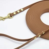 Biothane Long Line Dog Leash, 5/8 Inch Width Extra Long Leash, Recall ...