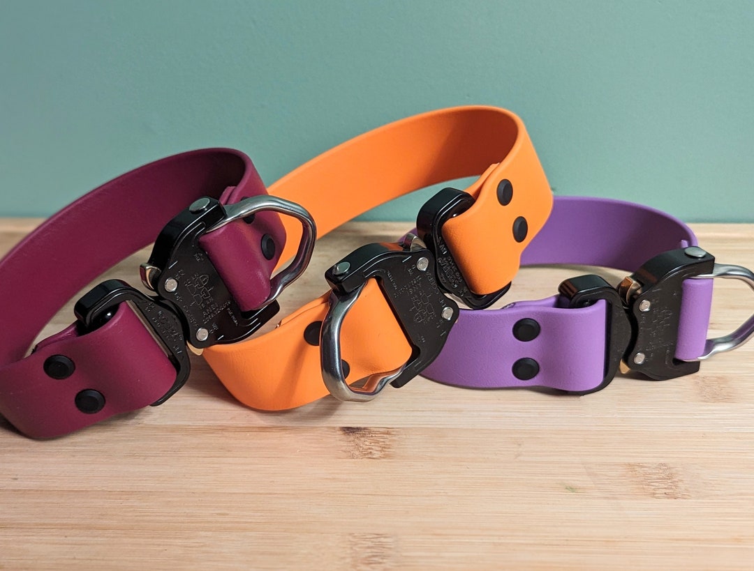 1.5 Cobra Buckle Biothane Collar - Etsy