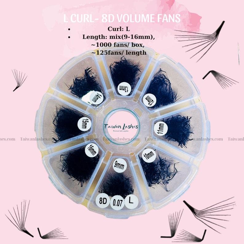L Curl 8D Volume Lashes, Achieve the Perfect Fox Eyes, Cat's Eye, and ...