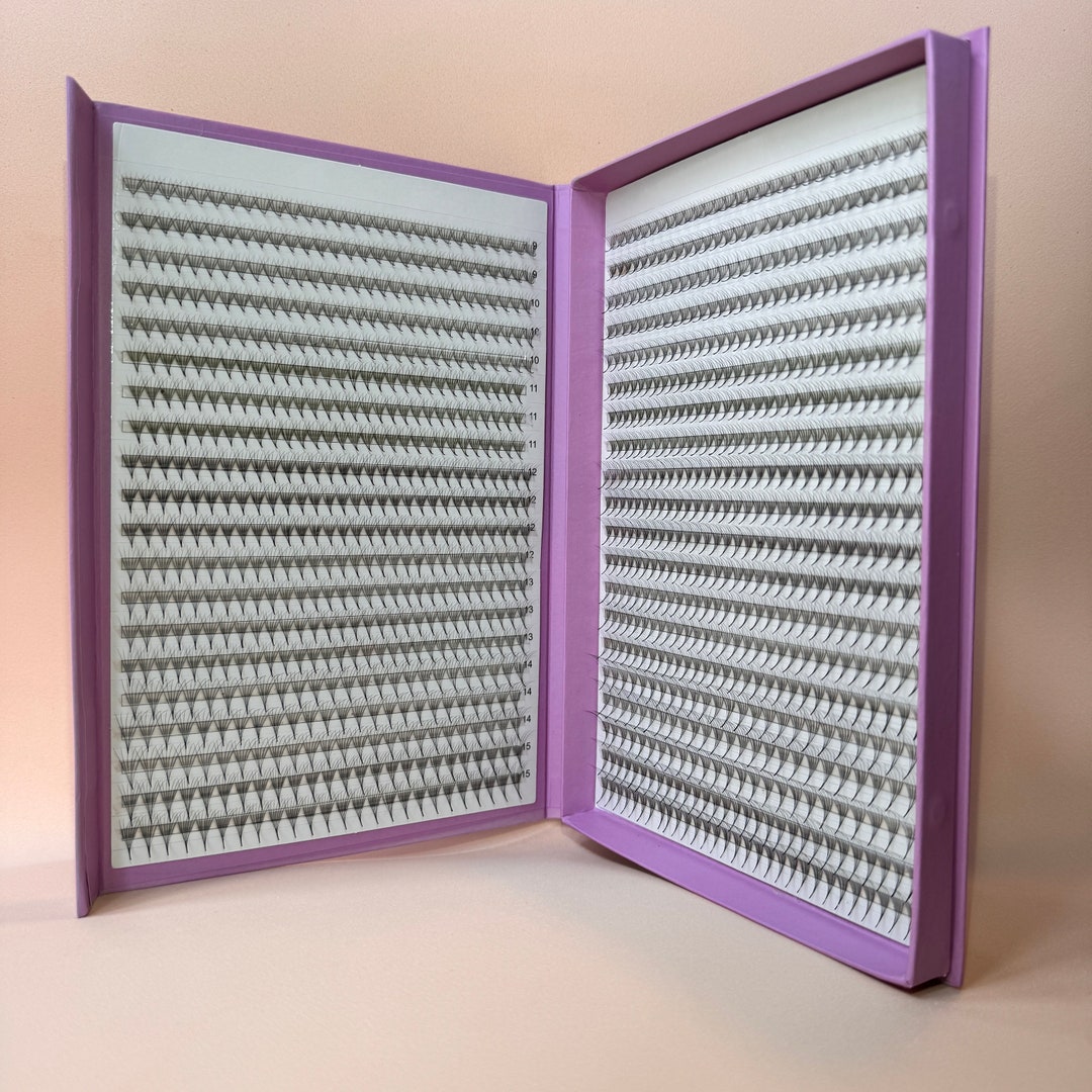 XXL 6D, 0.07 Mix Tray, 6d Premade Fans Eyelash Extensions, Mix Lengths ...