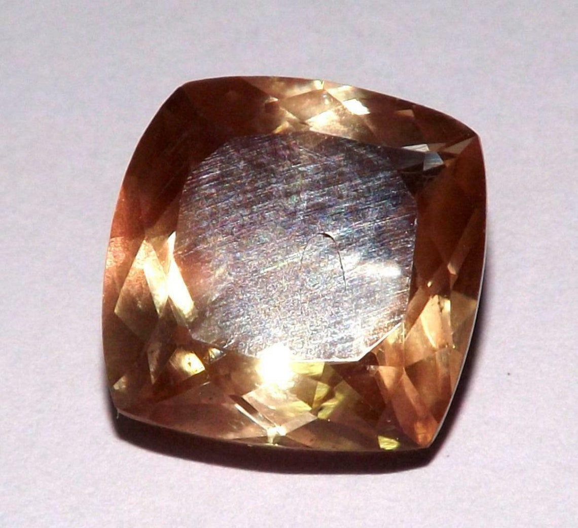 Ultra Rare 6.25 cts Bytownite Yellow Labradorite 11 X 11 mm | Etsy