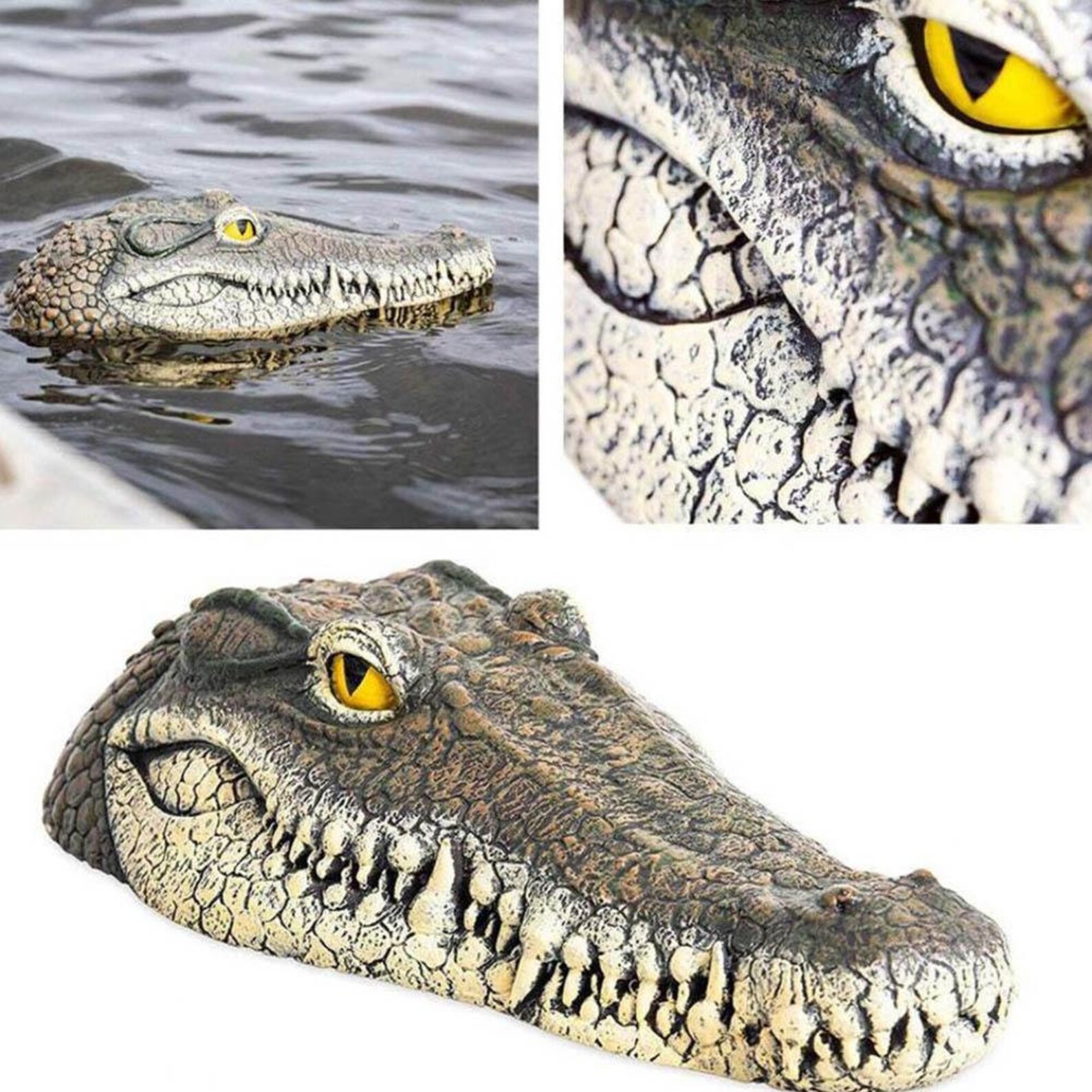 Floating Crocodile Alligator Head Pool Pond Garden - Etsy
