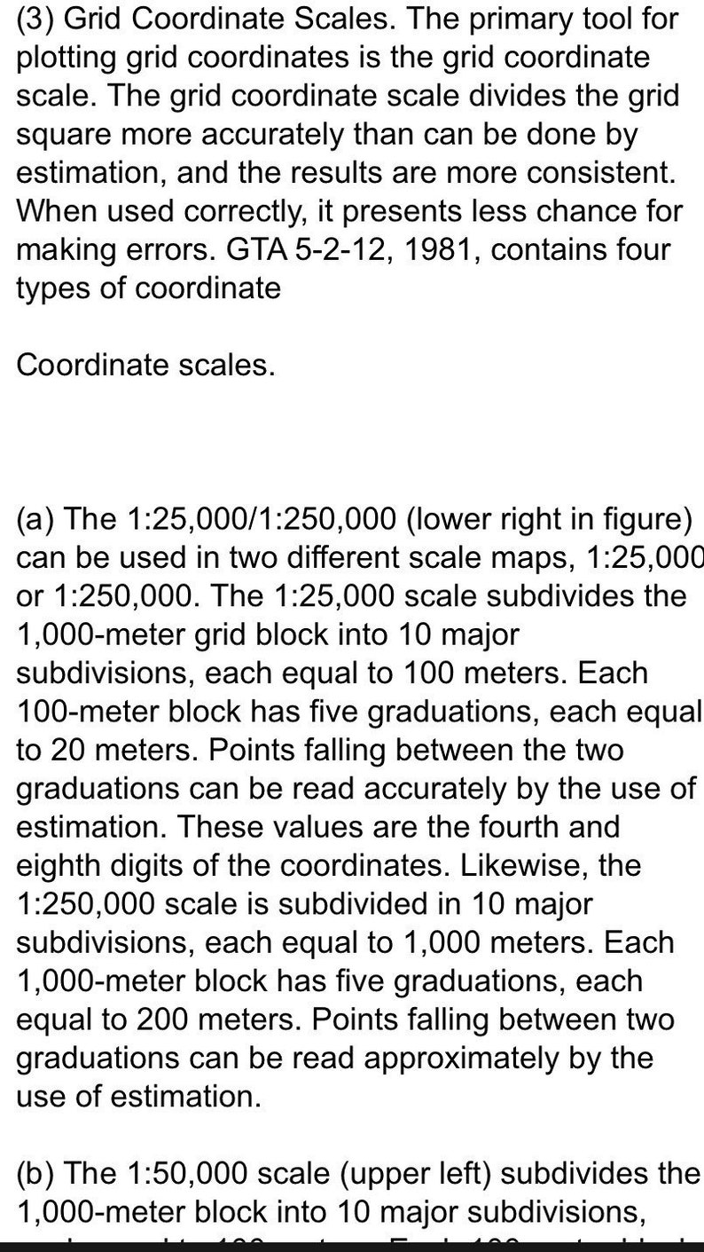 Super GTA Topographic Map Scale & Protractor Military UTM/MGRS Reader ...