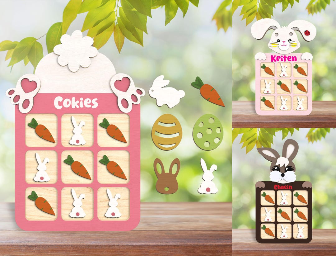 Happy Easter Day Tic Tac Toe Cutfile Svg, Tic Tac Toe Game Svg, Easter ...