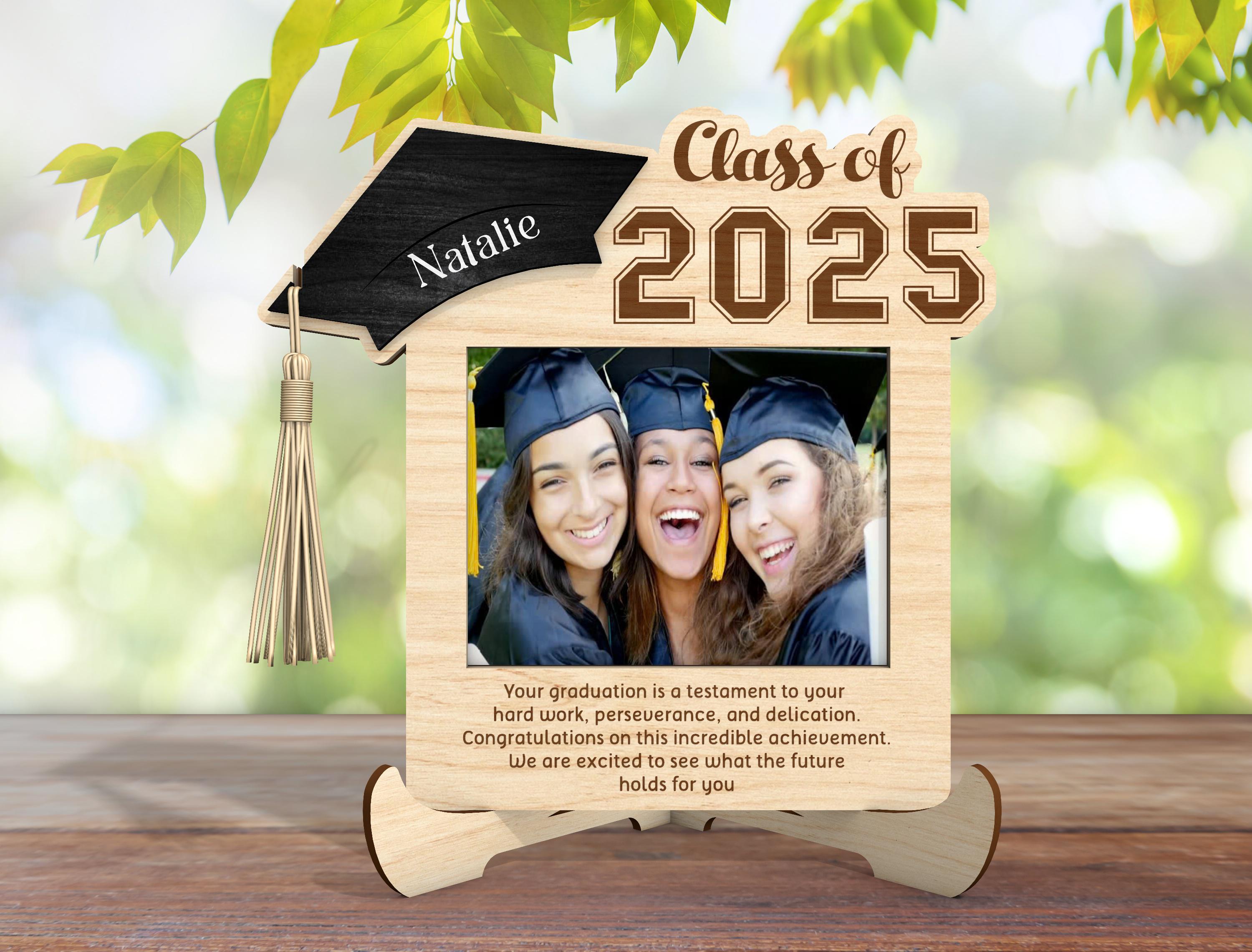 Class of 2025 Photo Frame Laser Cut SVG Bundle, Graduation Photo Frame ...