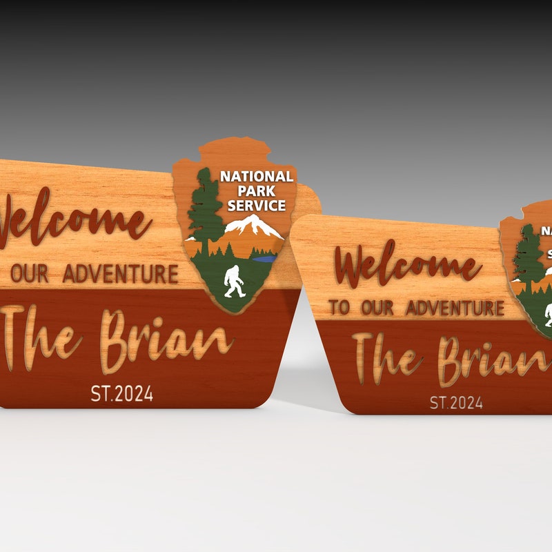 Custom National Park Card - Etsy