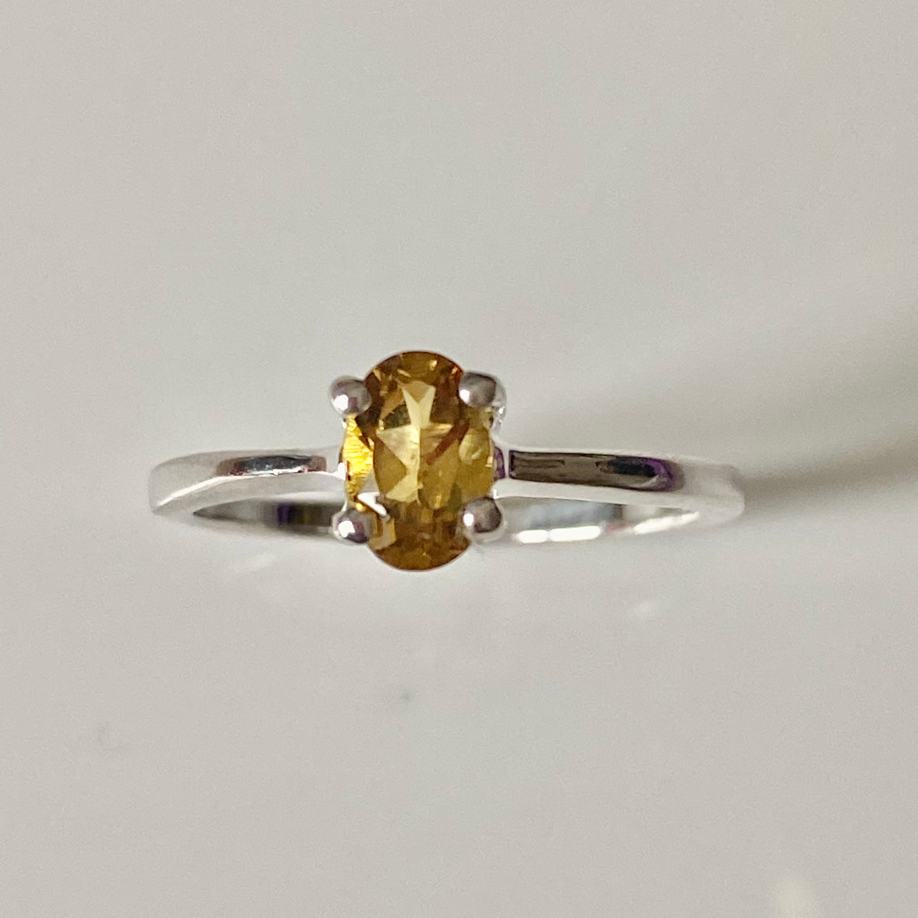 0.40cts Scapolite Sterling Silver Ring | Etsy Australia