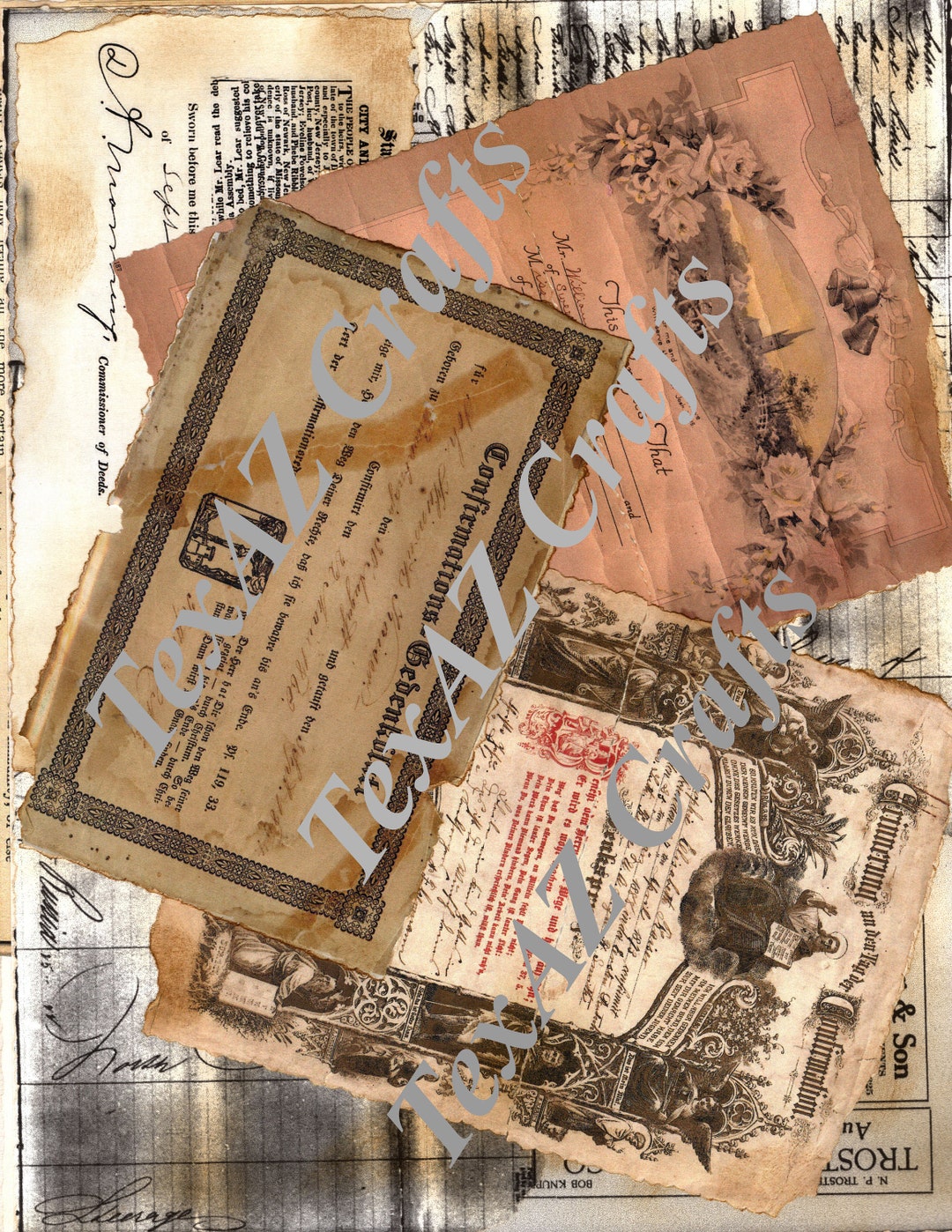 Collage Art Set 2 - Etsy