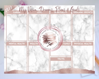 Gold Vision Board | Etsy