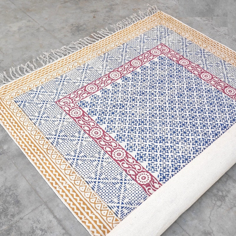 Cotton Rug - Etsy UK