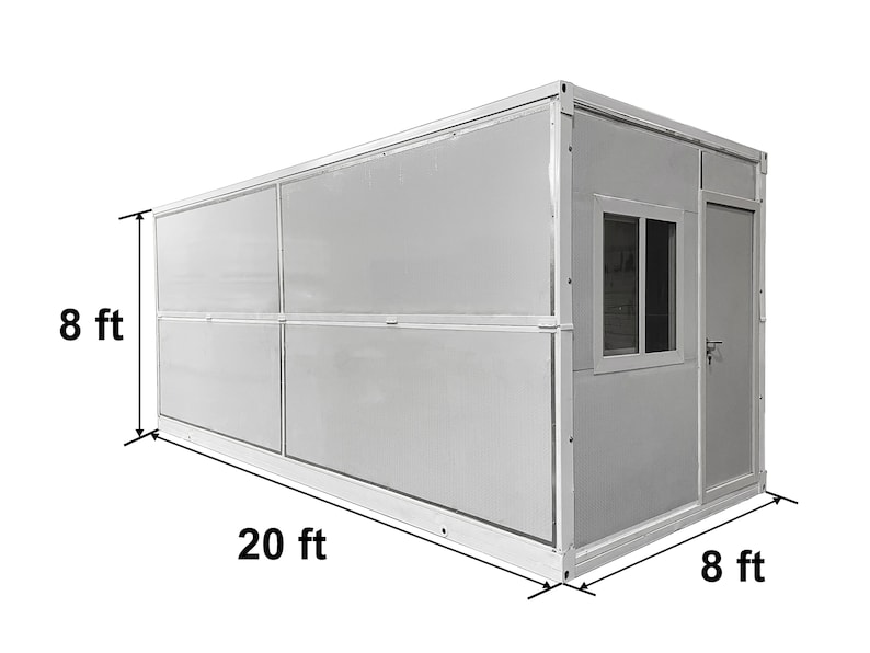 20x8x8 Ft Insulated Storage Shed She Shed Tiny House Mobile Office ...