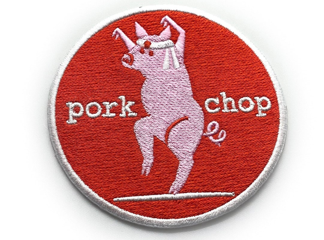 Pork Chop! [PATCH] (what Do You Call a Pig That Knows Karate?) - Etsy