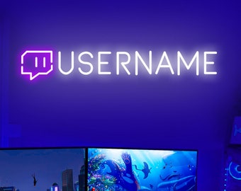 Twitch Custom Neon Sign - Etsy