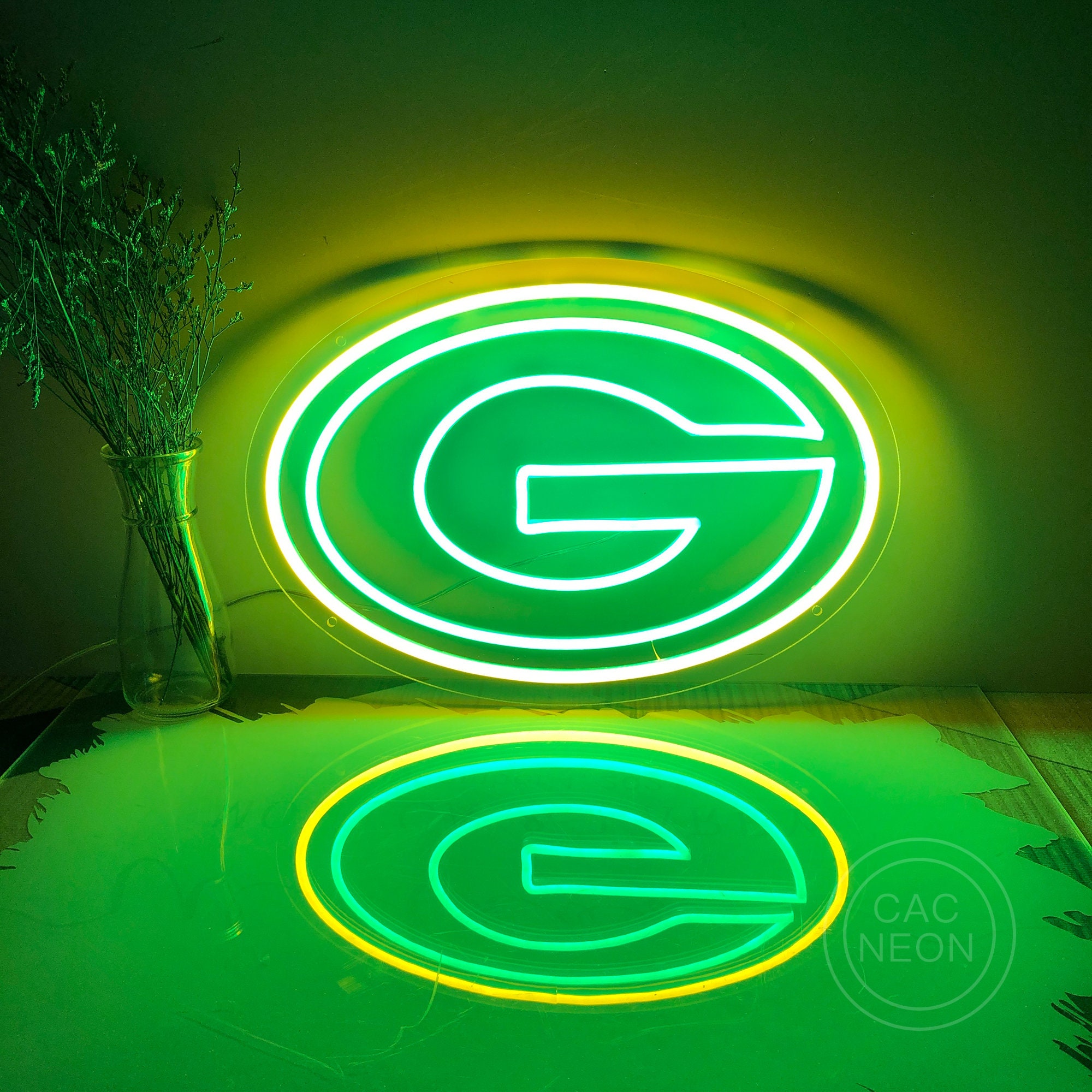 Home Décor Wall Décor Los Angeles Rams Neon Sign,American Football Club ...