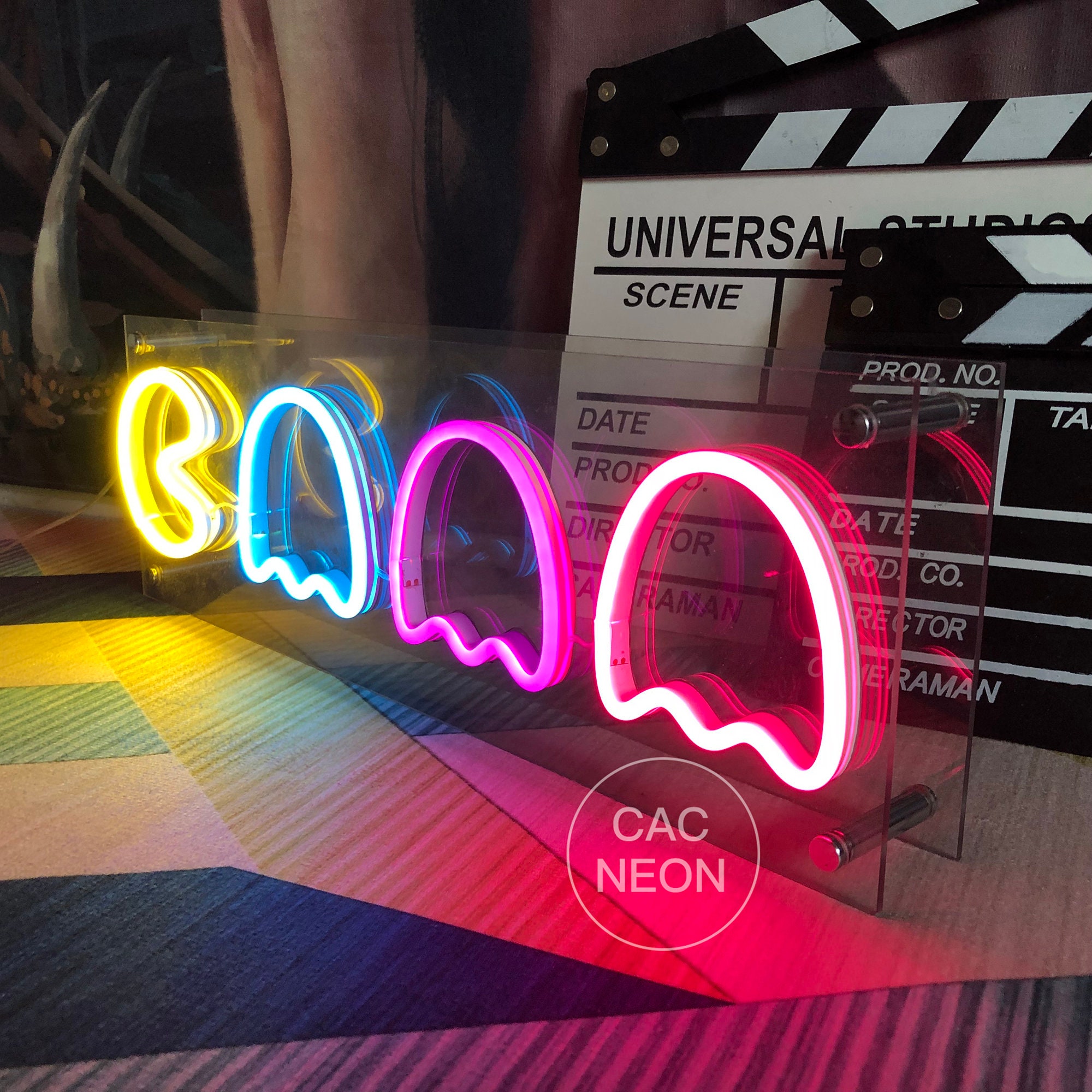 Pacman neon signCustom Neon Sign Pac Man NeonPac Man Led | Etsy
