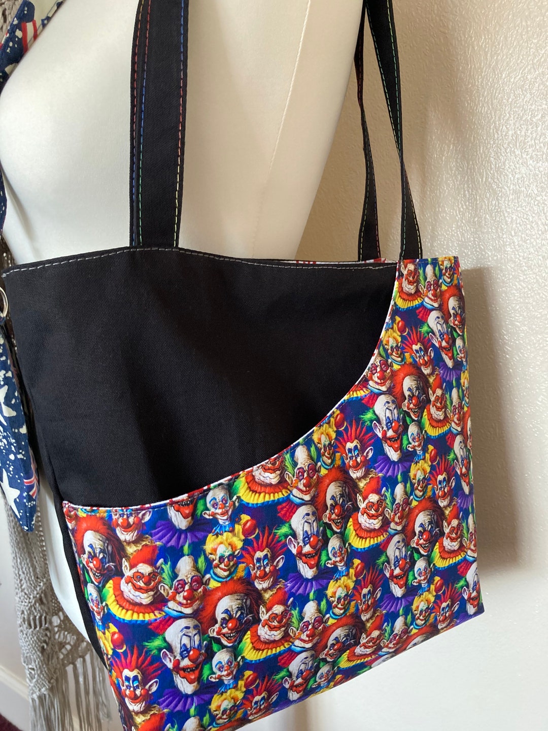 Scary Clown Shoulder Bag - Etsy