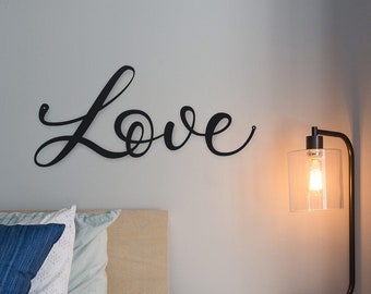 Love Metal Wall Art | Etsy