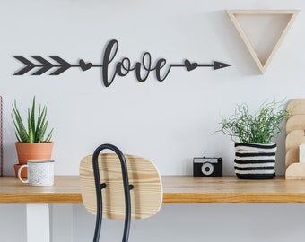 Love Metal Sign | Etsy