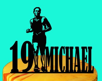 Marathon Runner Cake Topper - Etsy