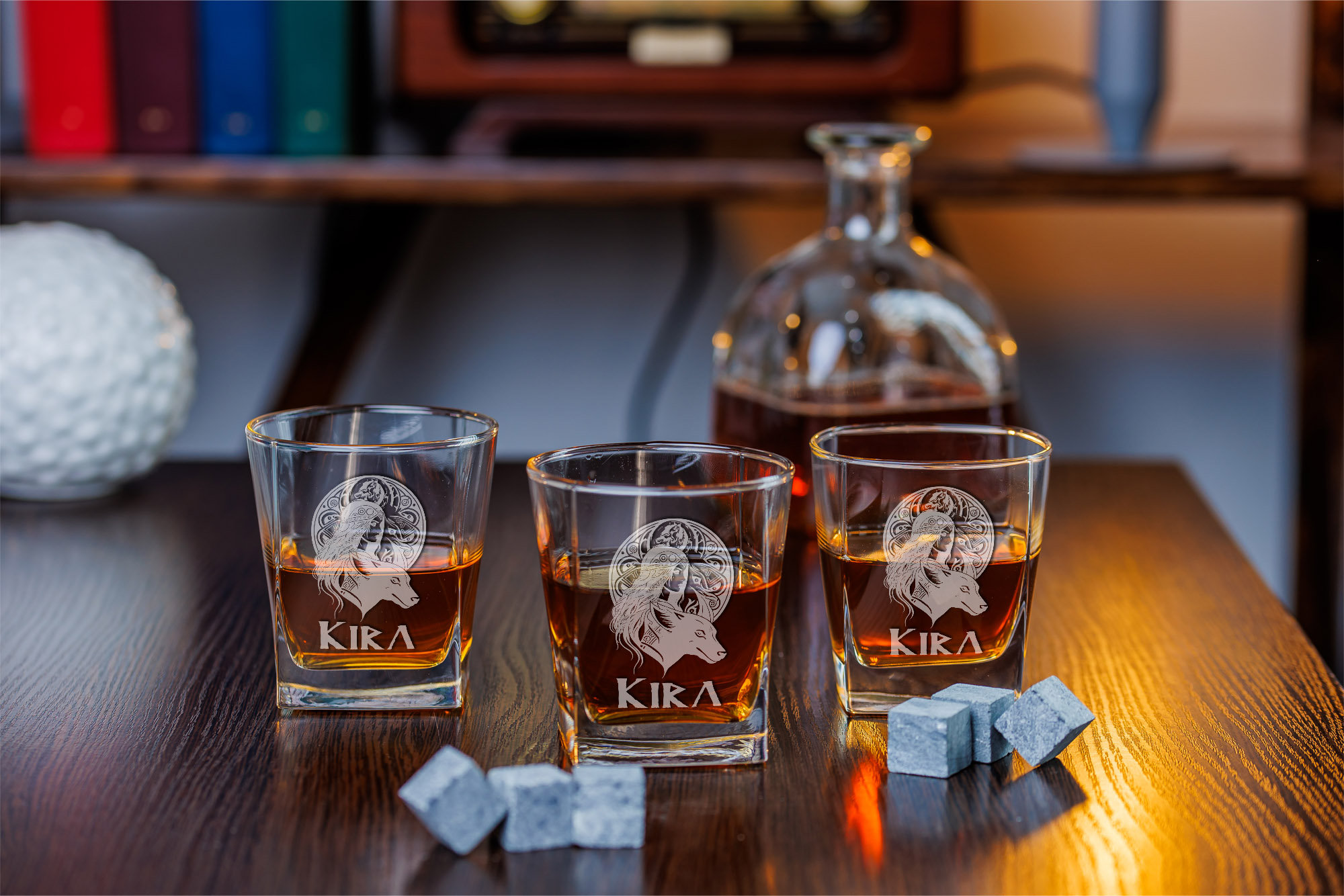 Personalized Viking Whiskey Glass Whiskey Glass Set Gift Box - Etsy
