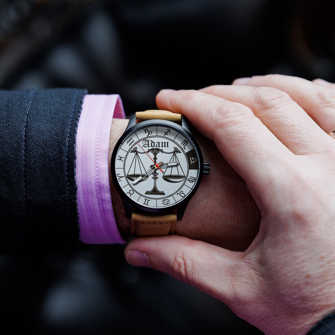 Customized Watch Anniversary Gift for Man Groomsmen Gifts Mens Watch ...