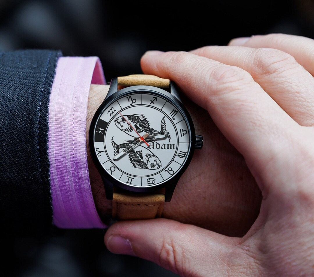 Customized Watch Anniversary Gift for Man Groomsmen Gifts Mens Watch ...