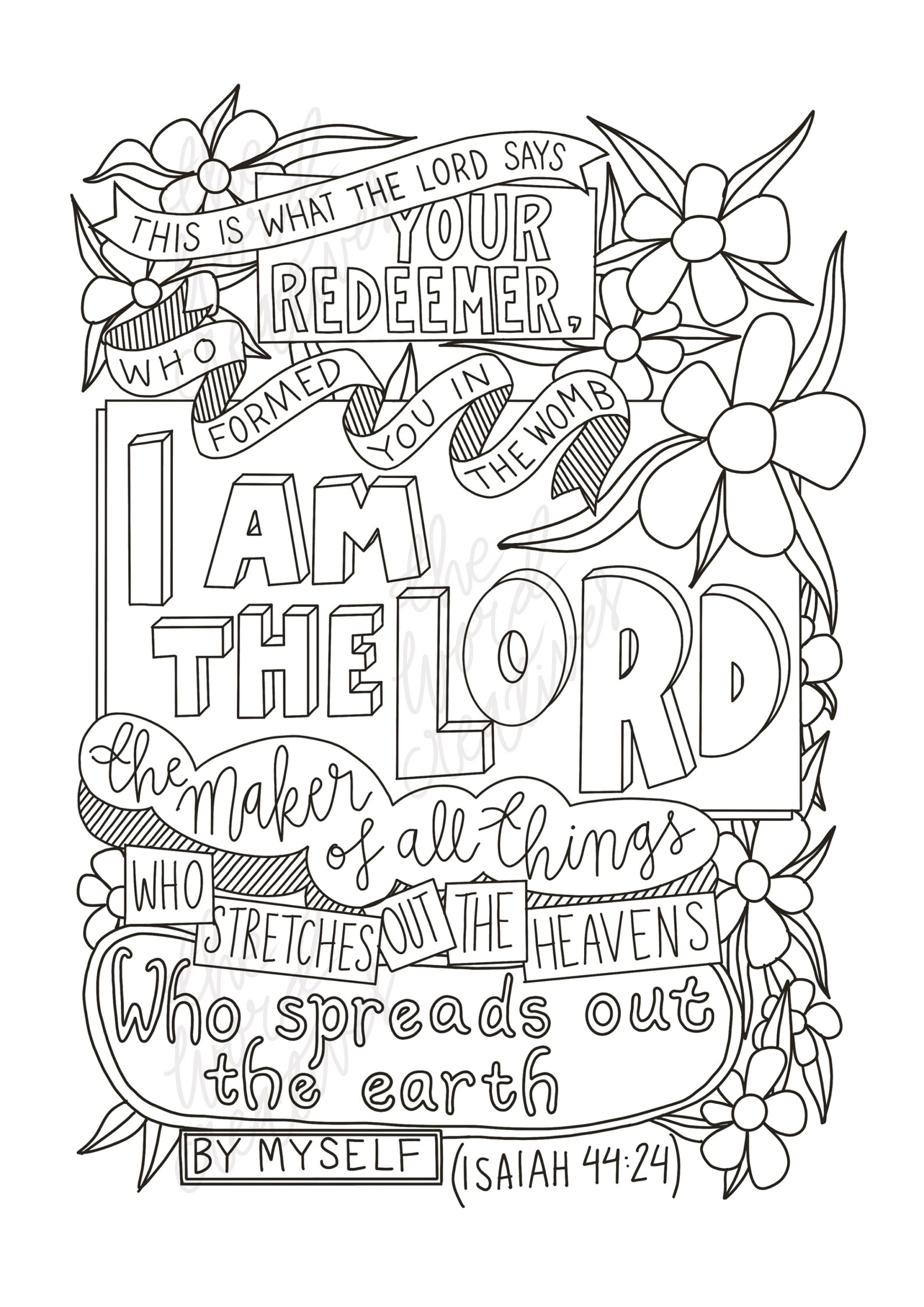 5 P ginas Para Colorear De La Biblia Isa as Cristiano Vers culos