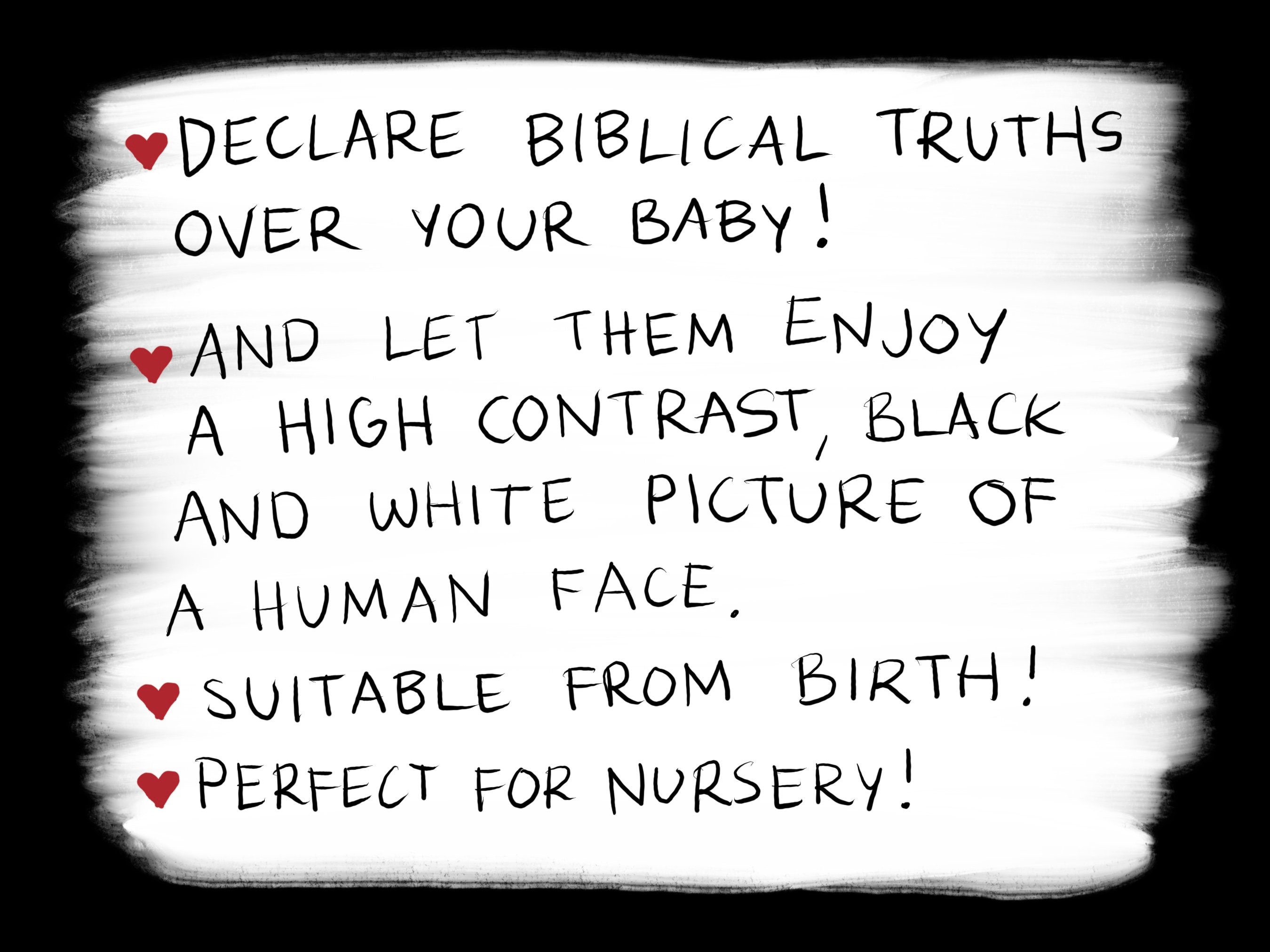 Baby High Contrast Sensory Images Friendly Human Faces Printable Set of ...