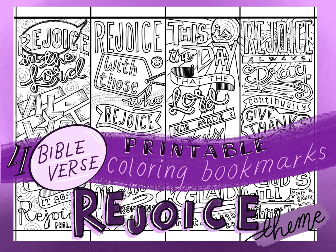 4 Coloring Bible Verse Bookmarks, Printable Christian Bookmarks ...