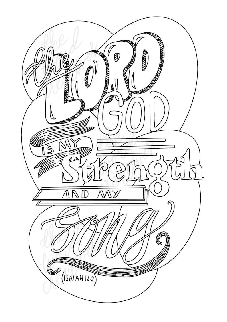 5 Bible Coloring Pages | Isaiah | Christian | Bible Verses | Scripture ...
