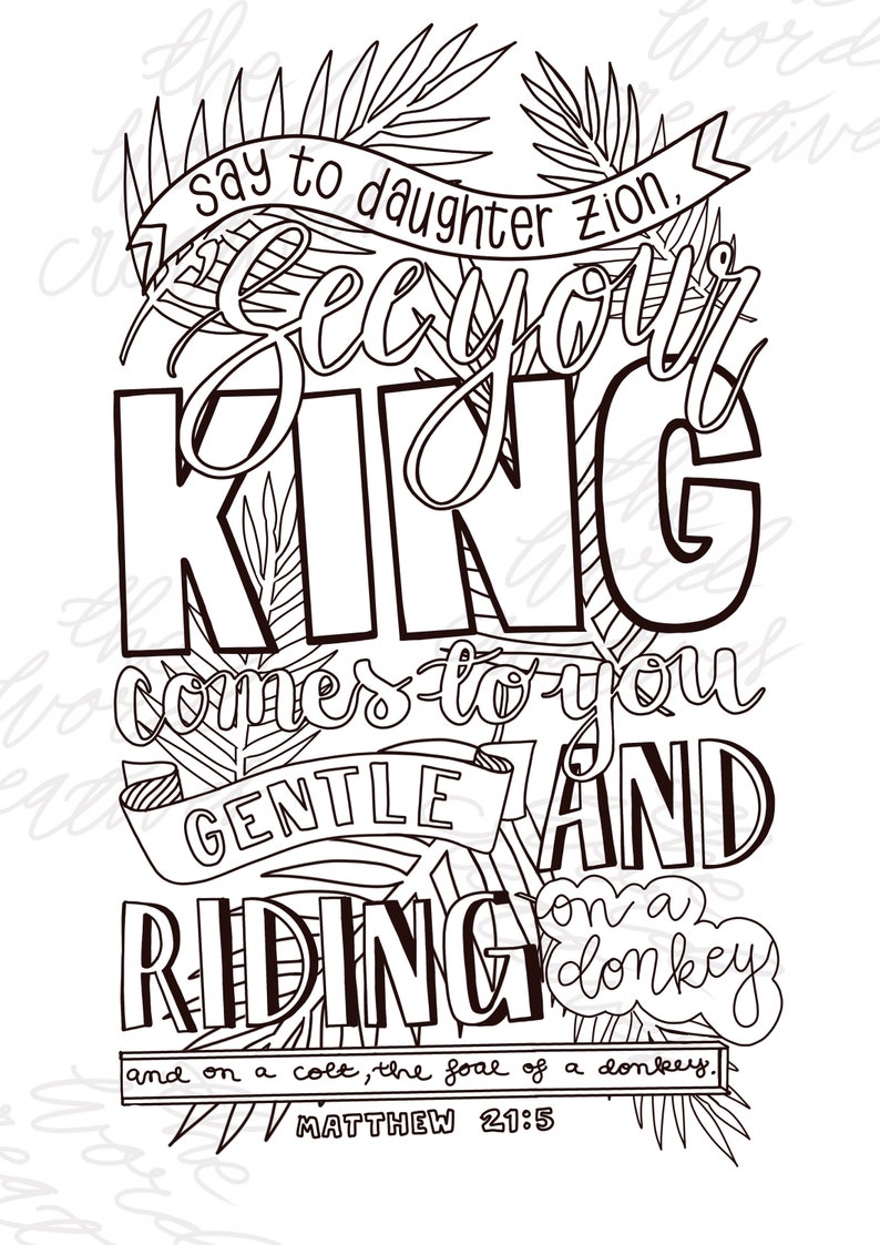 5 Christian Easter Coloring Pages Bible Verse Easter - Etsy