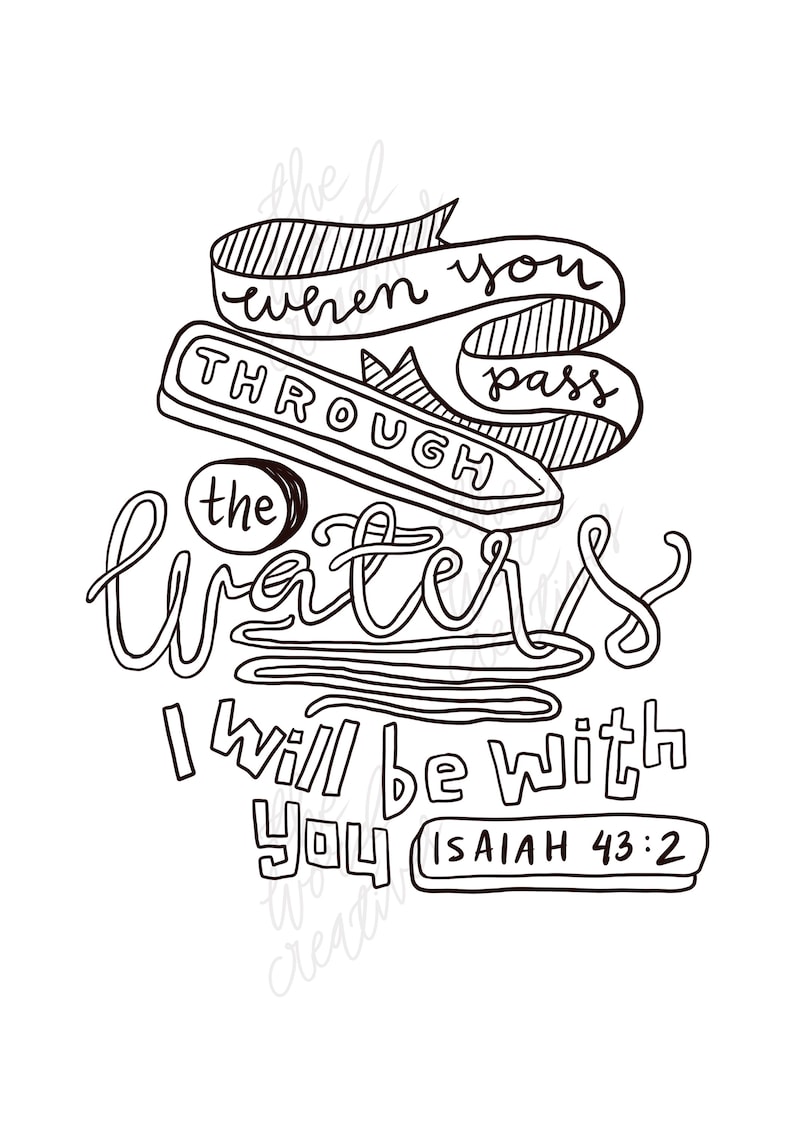 5 Bible Coloring Pages | Isaiah | Christian | Bible Verses | Scripture ...