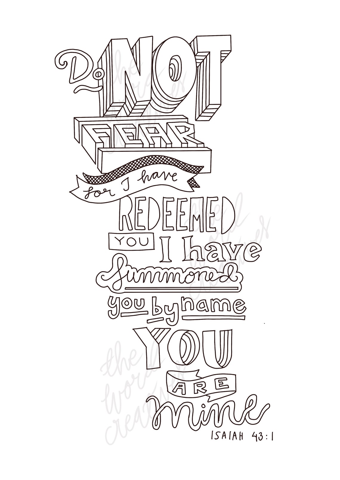 5 Bible Coloring Pages | Isaiah | Christian | Bible Verses | Scripture ...