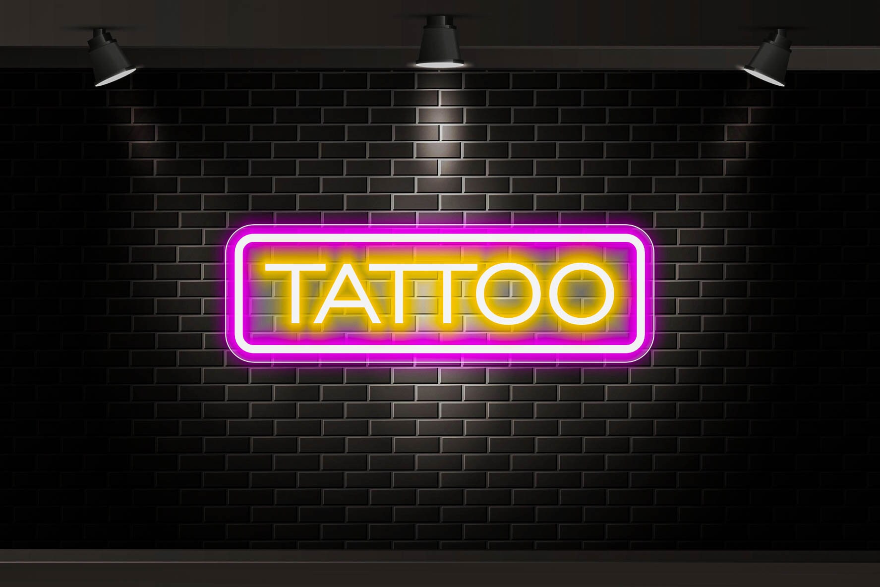 Tattoo Studio Neon Sign Custom Tattoo Room Led Neon Light Tattoo Studio ...