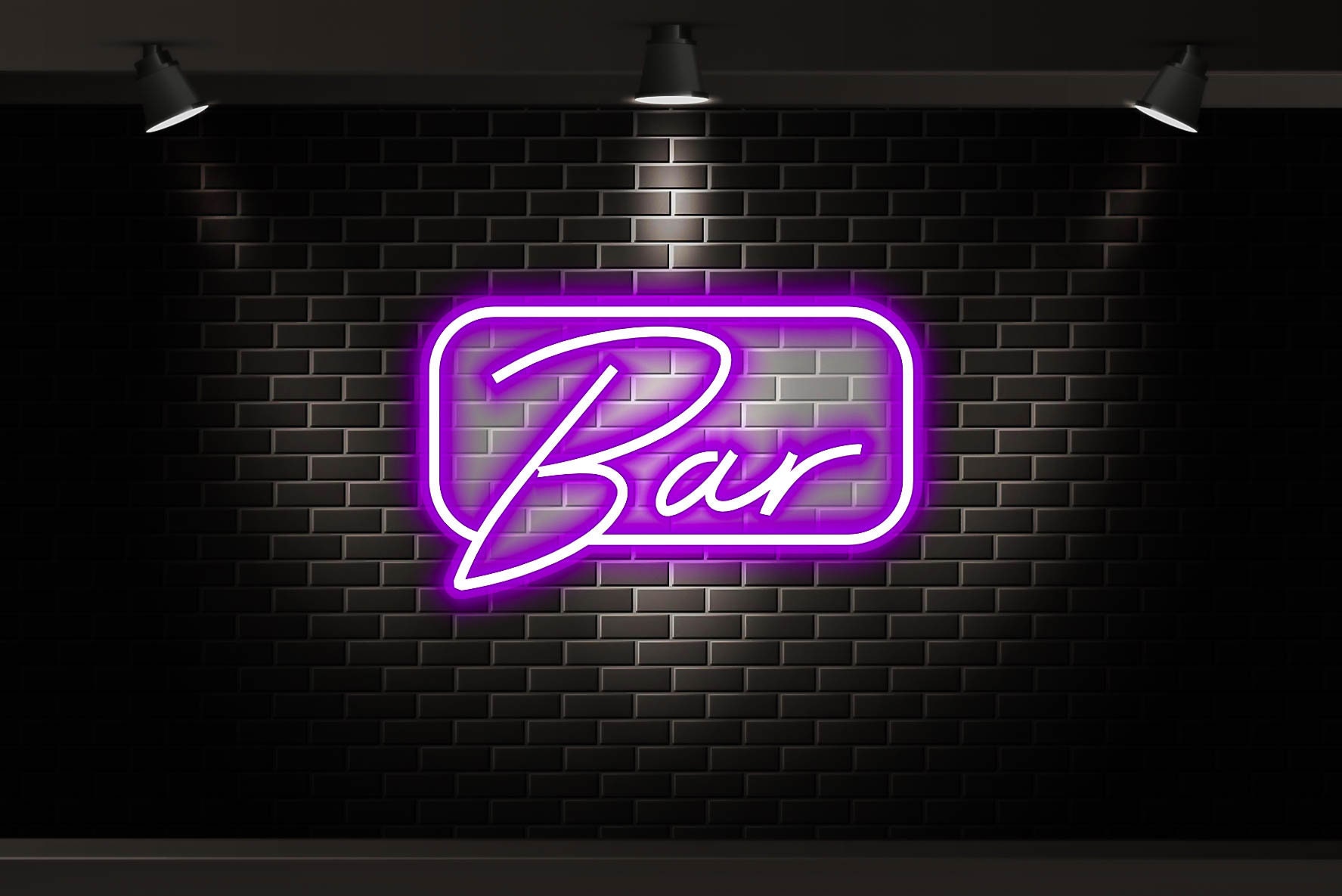 Bar Neon Sign LED Light Sign Mini Lamp Neon Bar Sign Custom Neon Sign ...