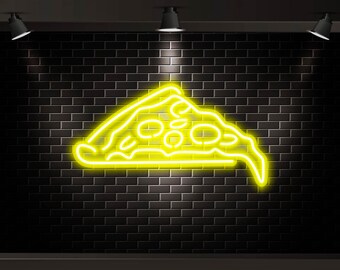 Pizza Neon Sign Pizza Slice Led Sign Pizza Restaurant Decor Led Neon ...