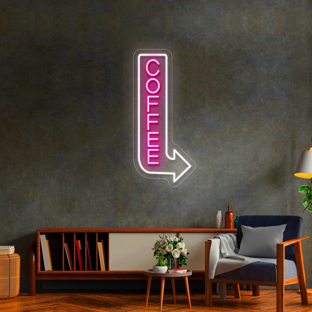 Open Neon Sign Outdoor, Coffee Led Business Sign, Restaurant Bar Sign ...