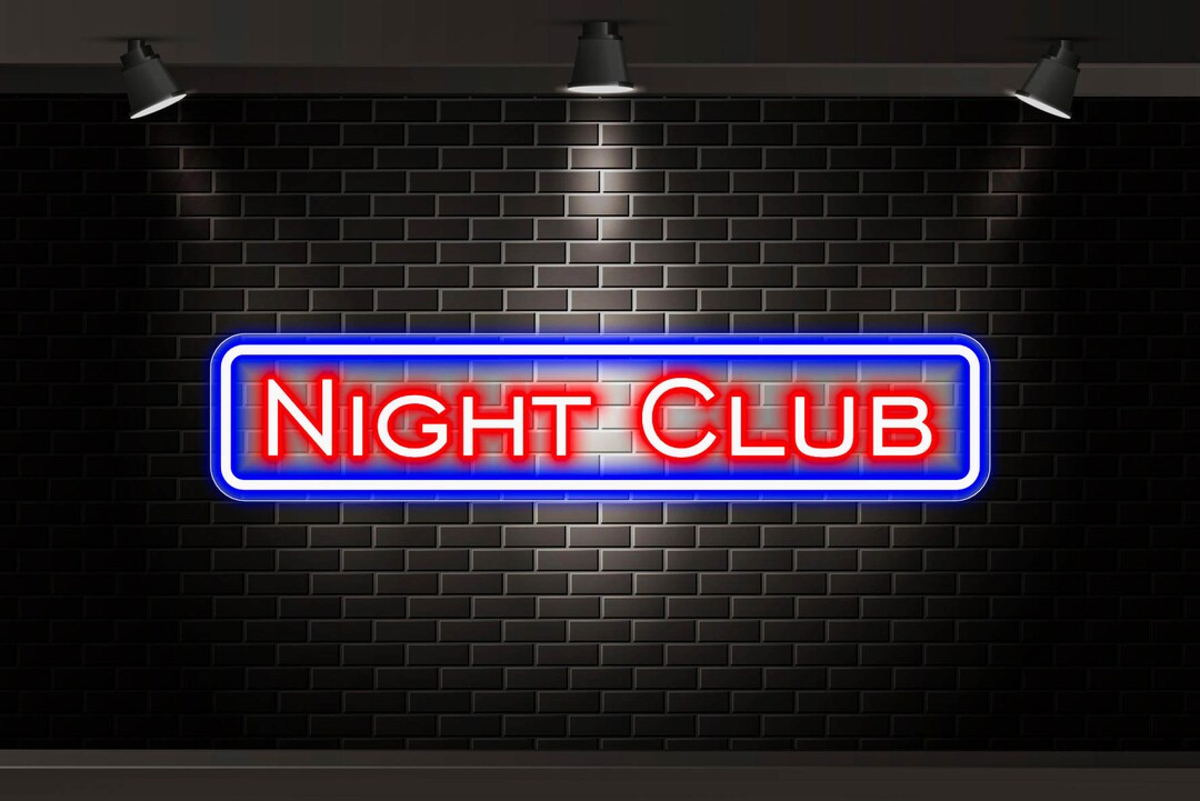 Night Club Neon Business Sign, Party Wall Decor Neon Night Lights ...